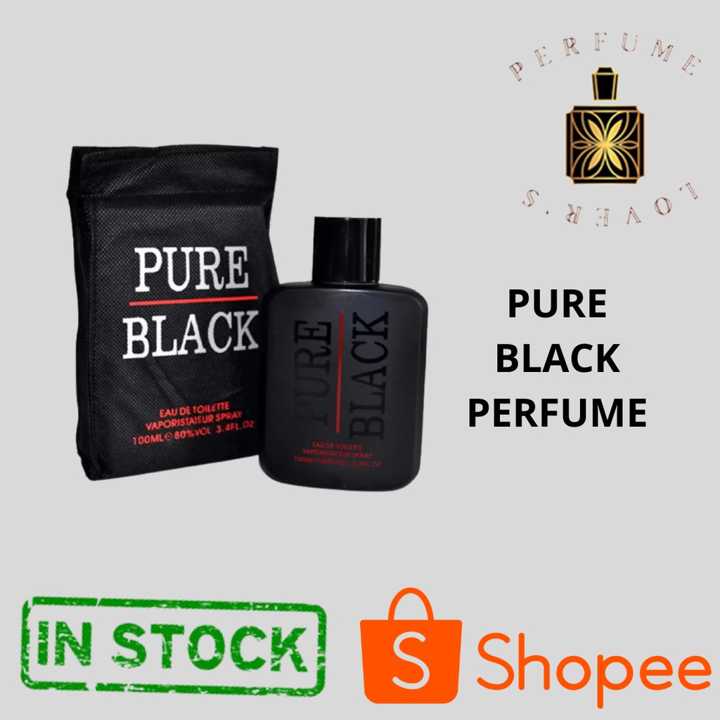 PURE BLACK PERFUME FOR MEN 100ML | Shopee Malaysia