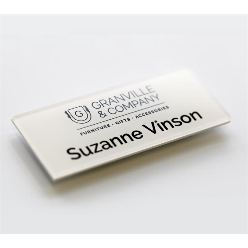 Acarylic name tag with pin | Shopee Malaysia