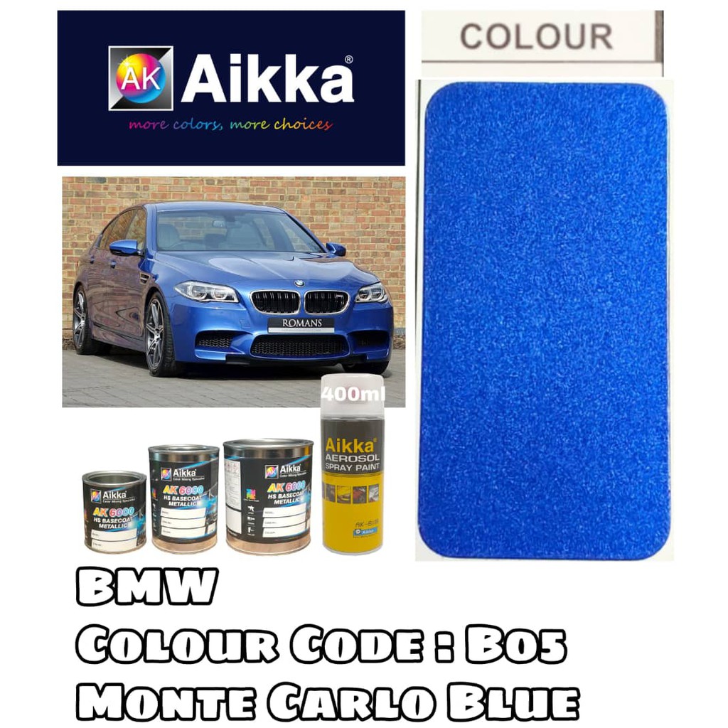 AIKKA / BMW B05* PEARL / MONTE CARLO BLUE / Automotive Paint Basecoat ...