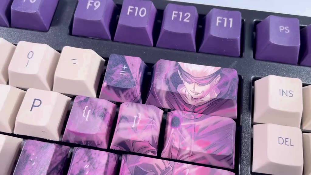 Gojo Satoru Keycap Cherry Profile Jujutsu Kaisen Theme Anime PBT Dye ...