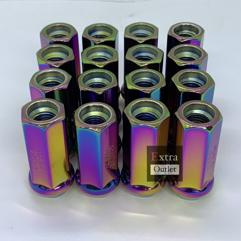(50MM) JAPAN Hexagon Long Steel Sport Rim Wheel Nut (M12 x 1.50MM ...