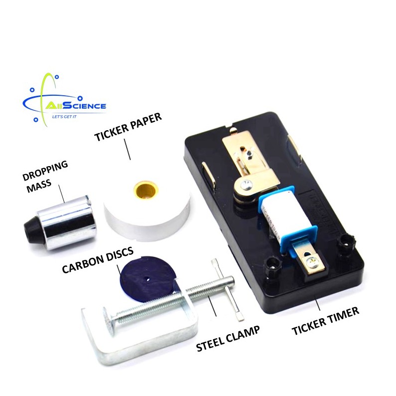 Ticker Tape Timer 6V with G-clamp and weight | Shopee Malaysia