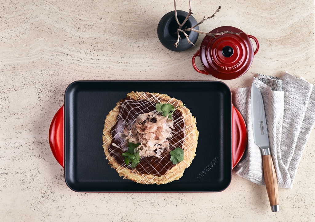 Le Creuset Rectangular Griddle 32cm | Shopee Malaysia