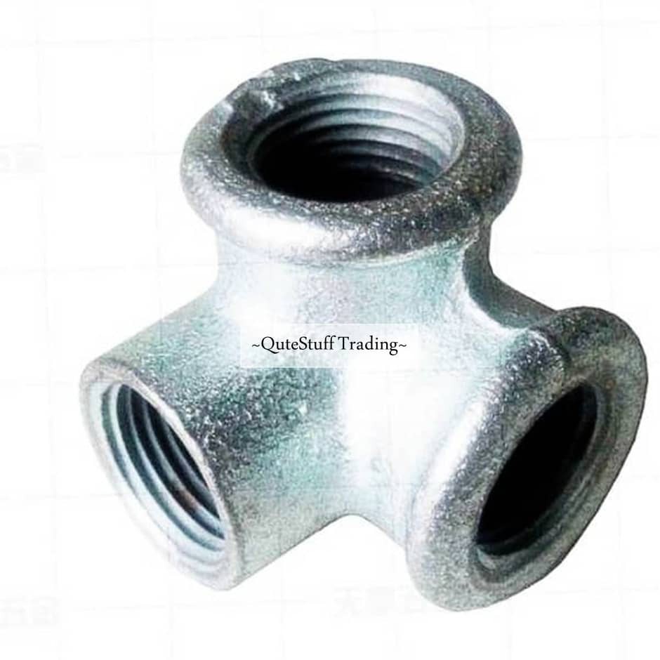 Gi Fitting 1/2" GI pipe fittings Galvanized Iron besi nipple socket flange tee elbow piping ...