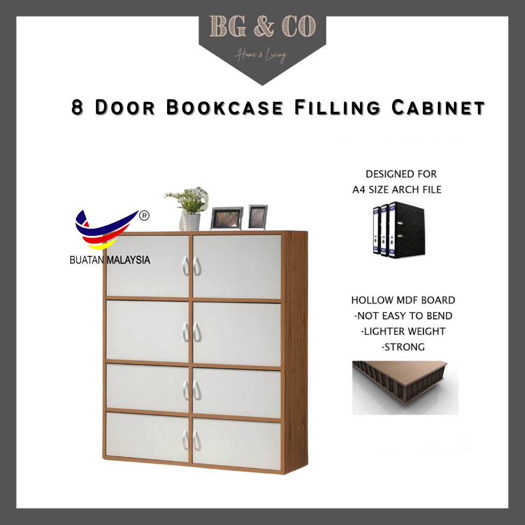 CANON 8 Door File Cabinet Storage Filing Cabinet Office Cabinet Book ...