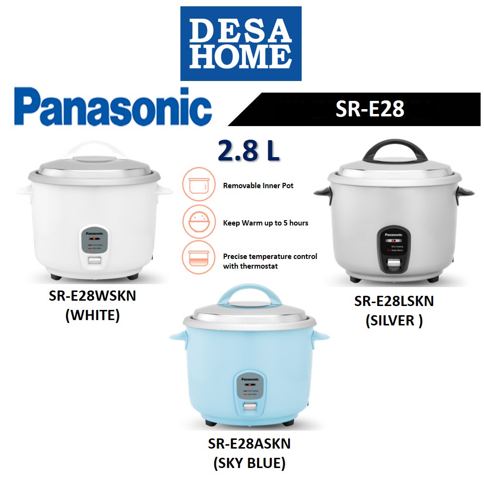 PANASONIC SR-E28 2.8L CONVENTIONAL RICE COOKER SRE28 | Shopee Malaysia