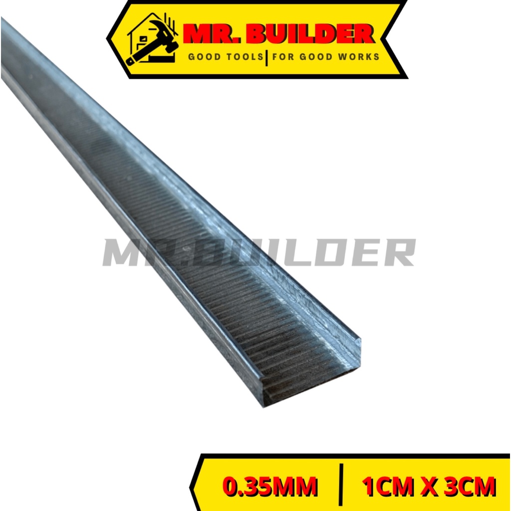 MR. BUILDER 0.30MM Metal Furring 8' 12' Metal Ceiling Board Plaster ...