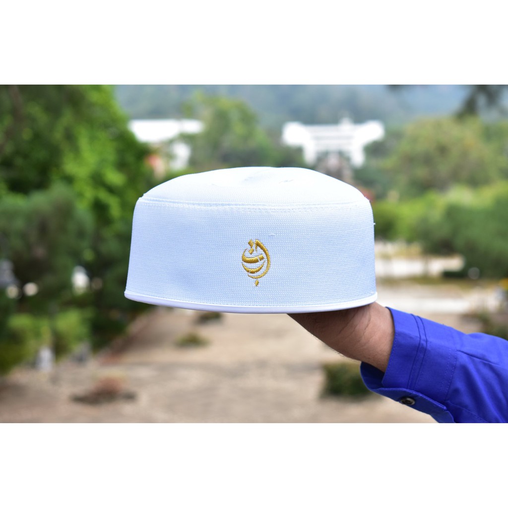 Kopiah / Muslim Prayer Cap (White) | Shopee Malaysia