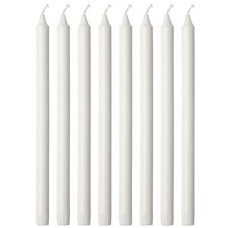 6PCS Unscented White Candle l Lilin 4.5" - 9" | Shopee Malaysia