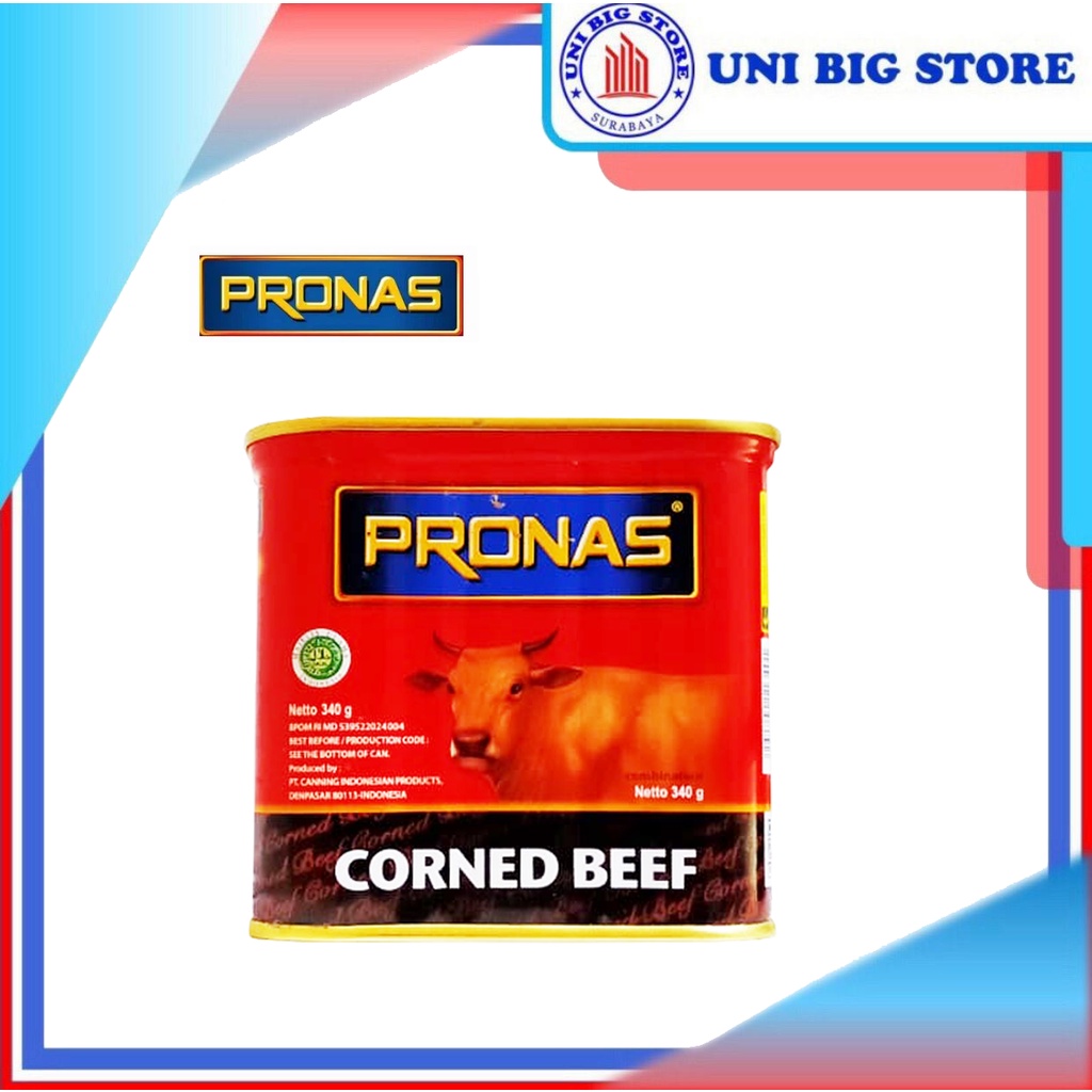 Pronas Corned Beef 340 gr Canned Corned Beef | Shopee Malaysia