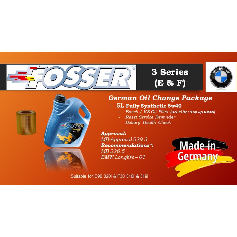(Installation) BMW LL-01 Fully Synthetic 5w40 for E90 320i F30 316i ...