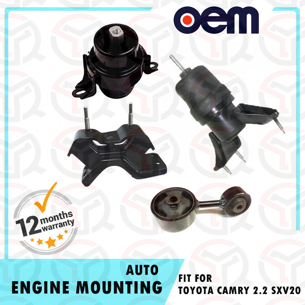 TOYOTA CAMRY 2.2 SXV20 1997-2001 ENGINE MOUNTING SET (4 PIECE) (1 YEAR ...