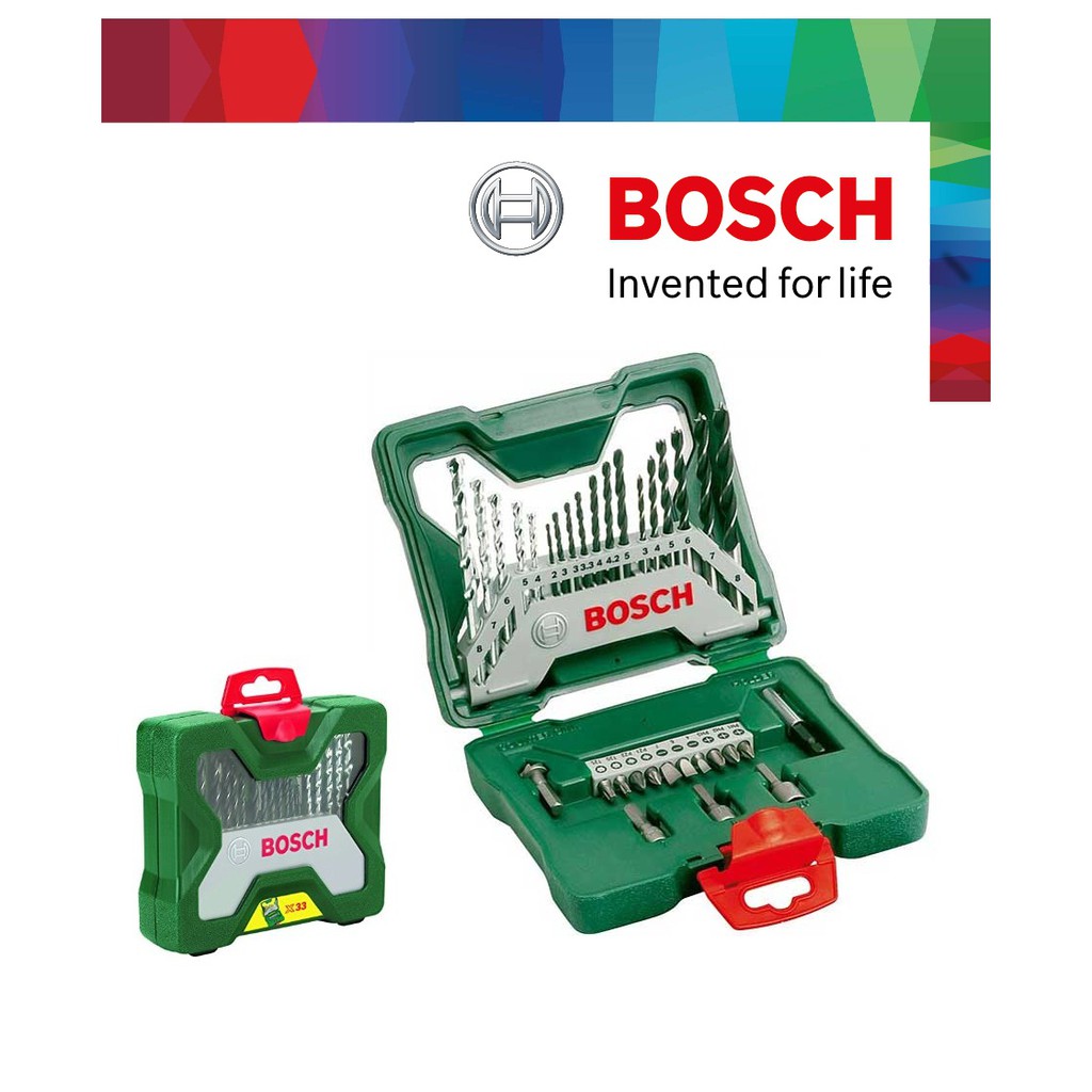 Bosch 33-Piece X-Line Drill and Screwdriver Bit Set | Shopee Malaysia