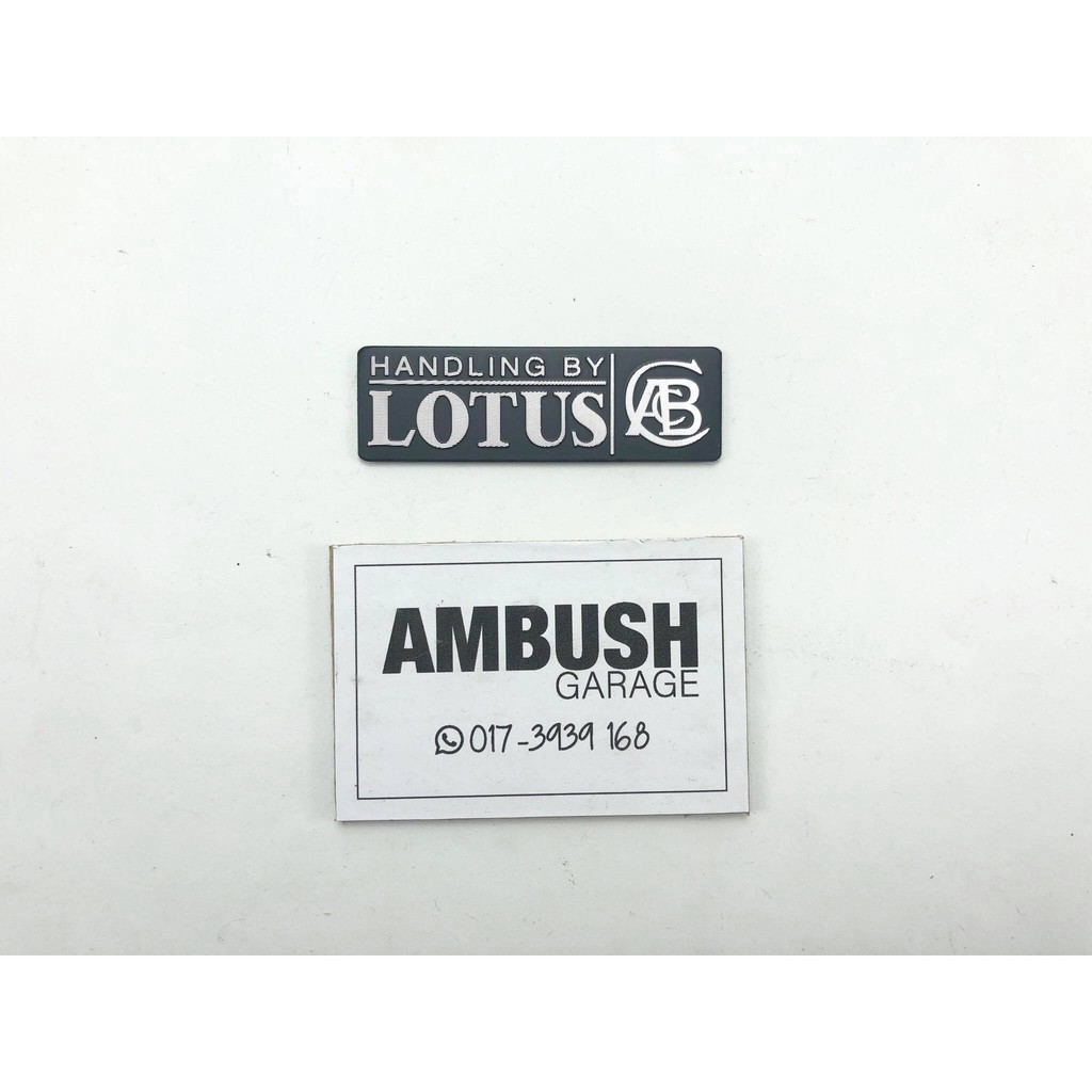 Handling By Lotus Steel Plate Badge Logo Emblem Proton Satria GTI 16V ...