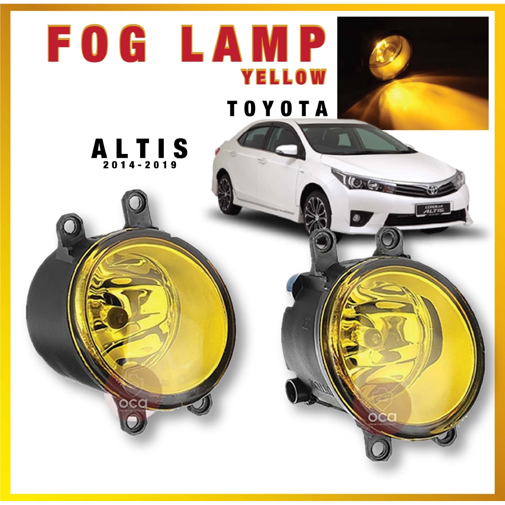 Toyota Universal Car Fog Light / Fog Lamp OEM Fit 2 Pcs for Toyota ...