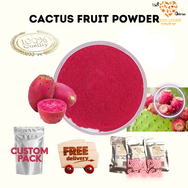 Cactus Fruit Powder Prickly Pear Cactus Fruit Powder 仙人掌果粉 20g | Shopee ...