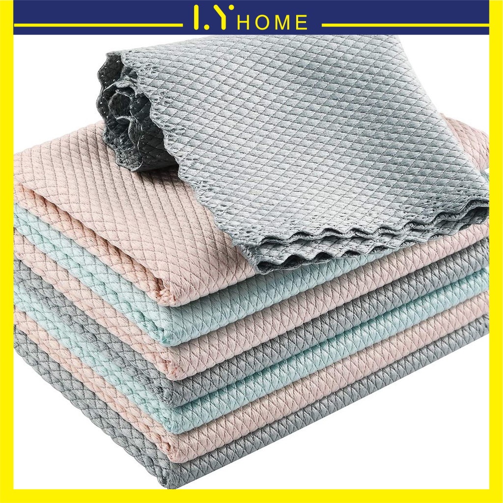 High Quality Fish Scale Microfiber Polishing Cleaning Cloth Fish Scale ...