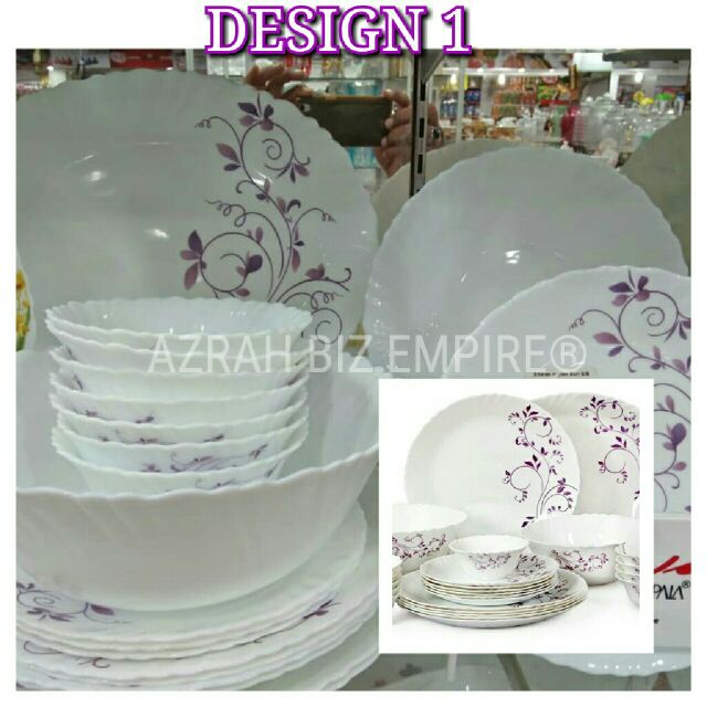 🔥HOT!🔥38PCS DIVA LA OPALA DINNER SET /SET PINGGAN MANGKUK SET CAWAN ...