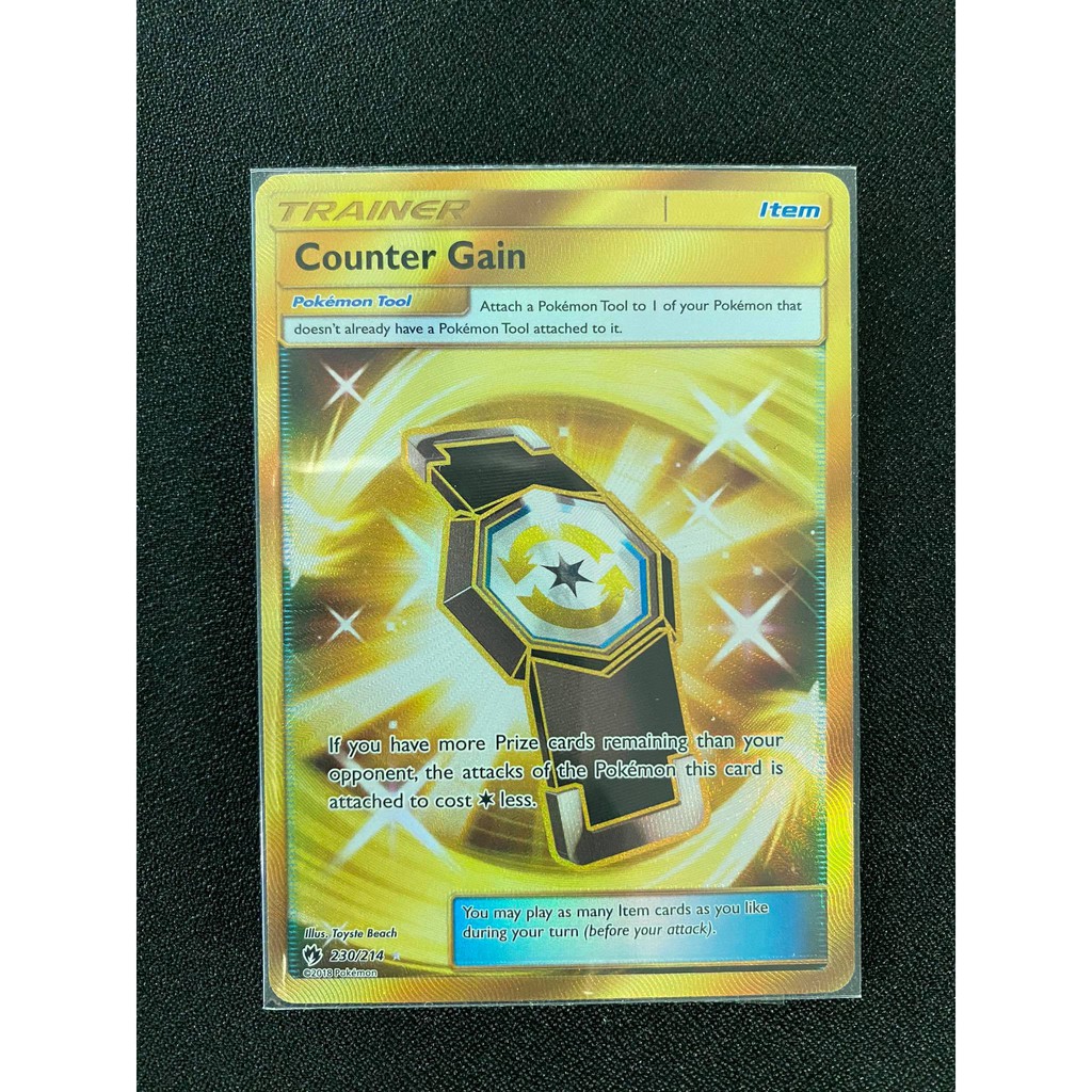 Sun & Moon: Lost Thunder SM8 Counter Gain - 230/214 - Secret Rare ...