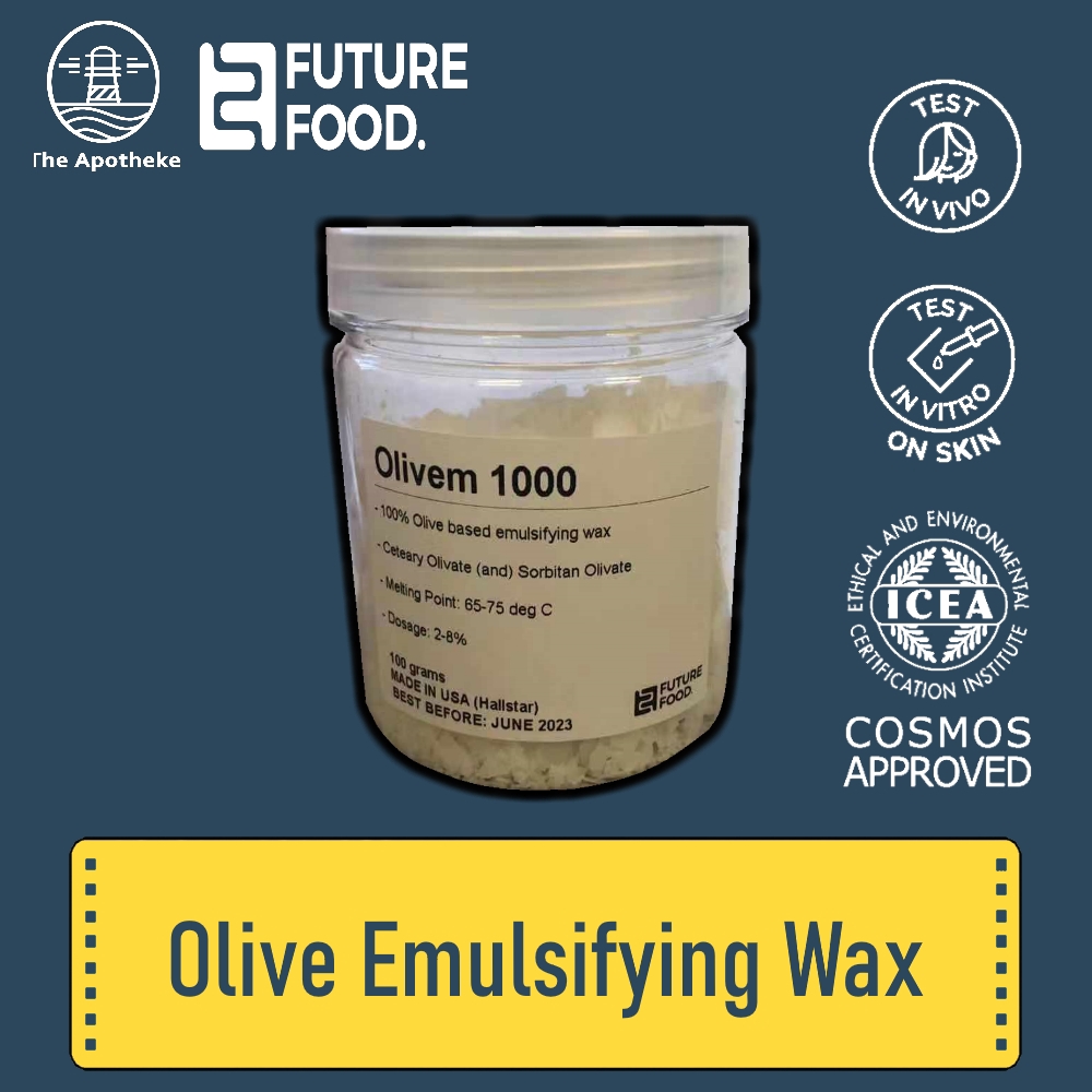 Olive Emulsifying Wax | 100g | Olivem 1000 | Vegan | Natural Lotion ...