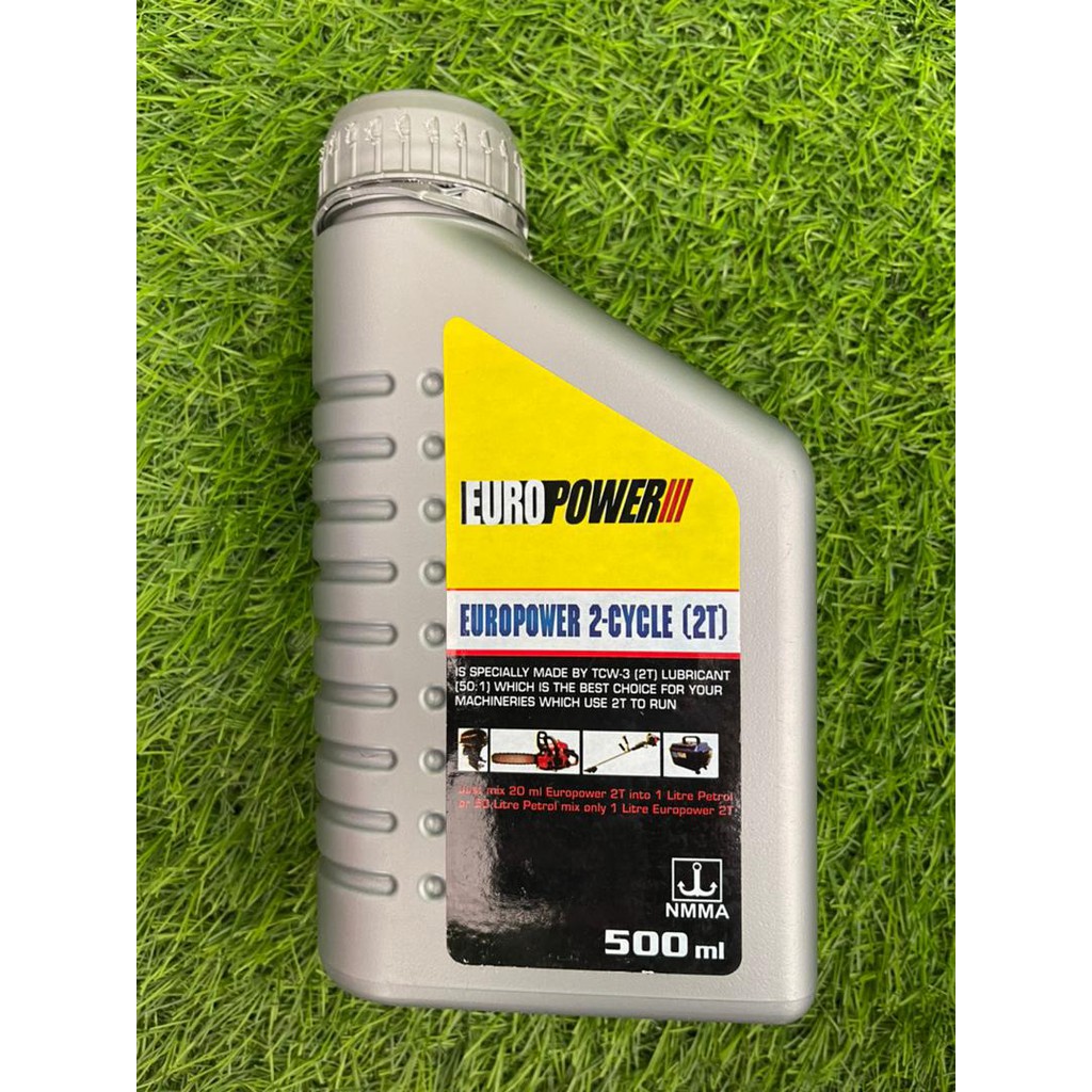 EuroPower 2-cycle 2T Oil 500ml TCW3 2 Stroke Oil | Shopee Malaysia