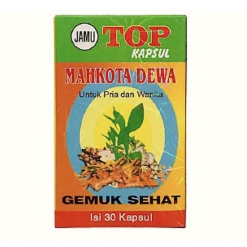 JAMU TOP | KAPSUL MAHKOTA DEWA GEMUK SEHAT [ 1BOX @30KAPSUL ] BARANG ...