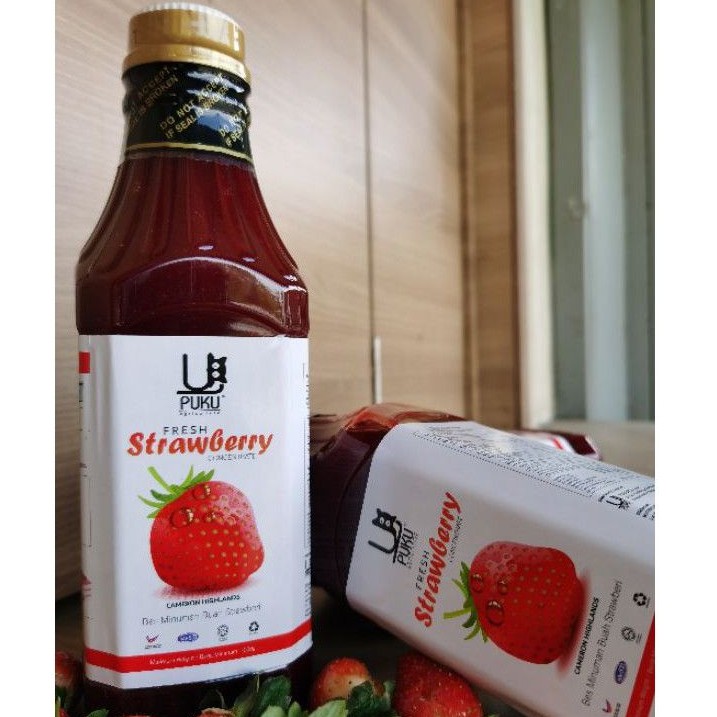 Strawberry Concentrate / Strawberi Sirup 1 Bottle +/-1000g | Shopee ...