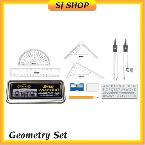 Geometry Set - Mathematical Instruments | Geometry Math Set | Marshal ...