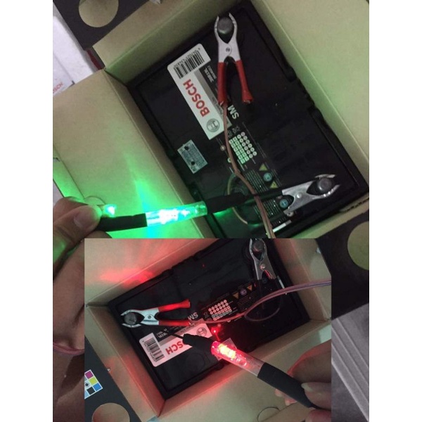 DC 6V 12V 24V Dual WAY LED TEST LIGHT can test positive and negative ...
