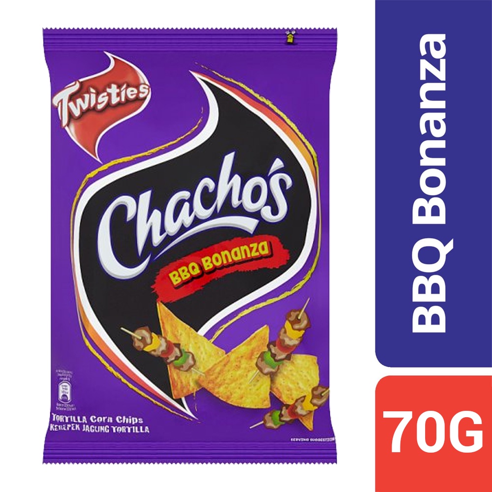 GCC-Ready Stock Twisties Chacho’s BBQ Bonanza Tortilla Corn Chips (70g/185g) | Shopee Malaysia