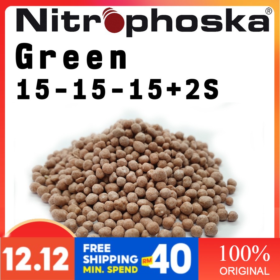 NPK 15-15-15+2S Growth Fertilizer Nitrophoska® Green Repack | Baja ...