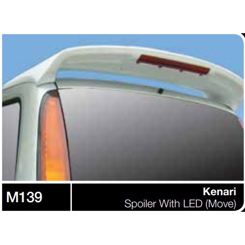 Perodua Kenari rear boot trunk roof ducktail lip spoiler wing bodykit ...