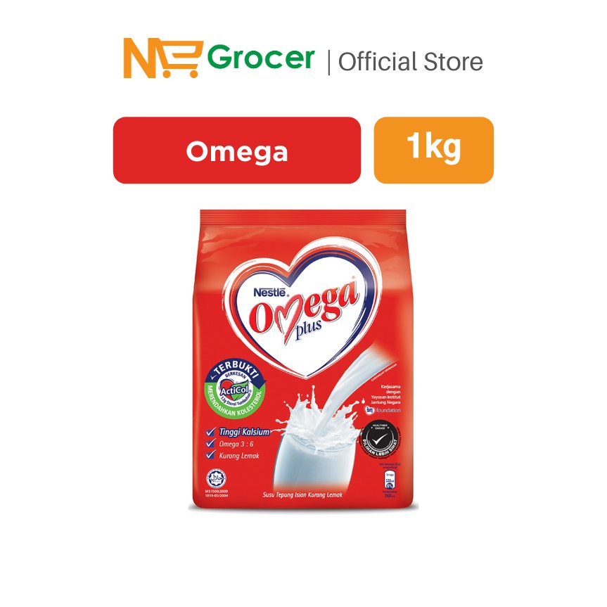 Nestle Omega Plus Milk Powder (1kg) | NE Grocer | Shopee Malaysia