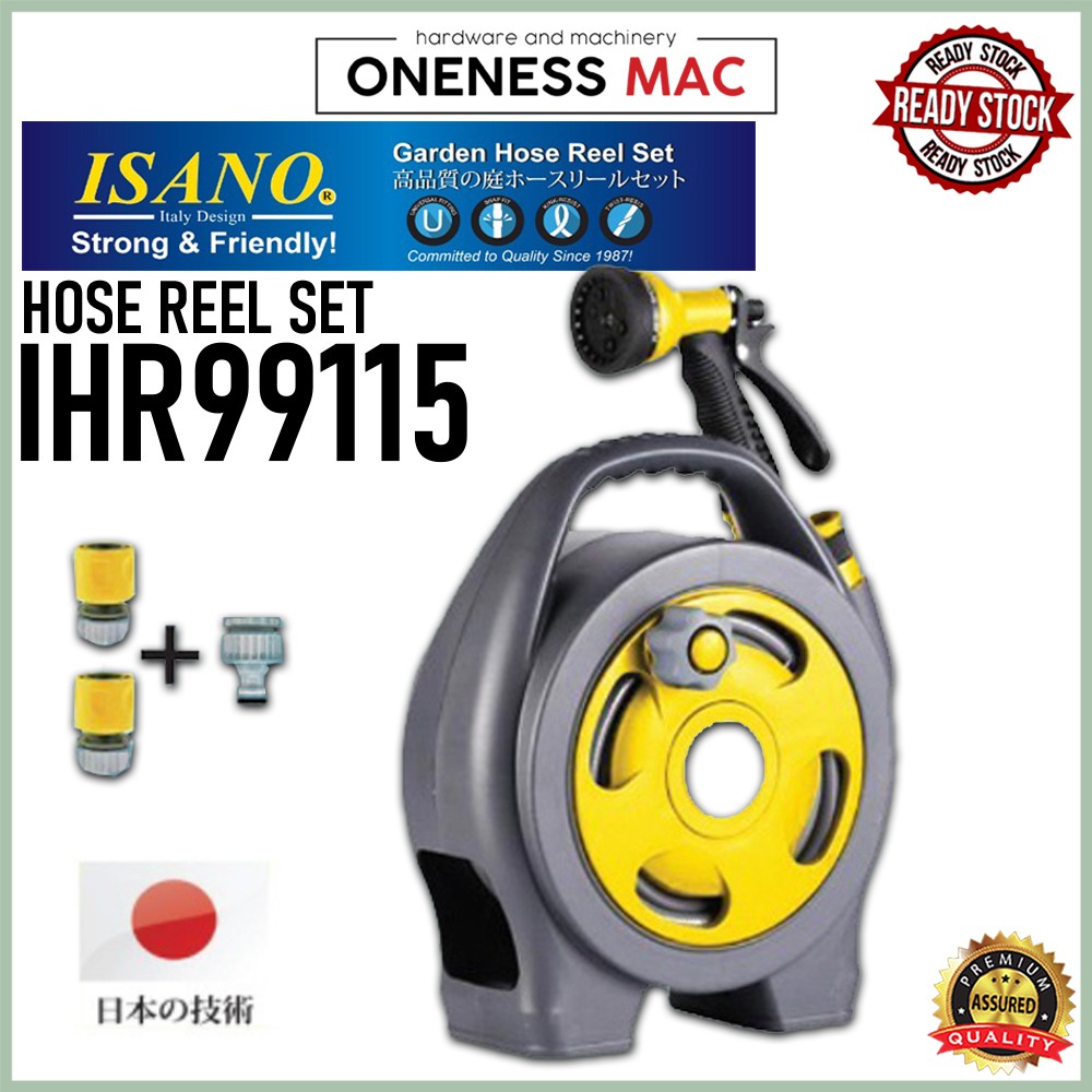 ''ISANO'' HOSE REEL SET - 1/2'' X 11.5MTS - IHR99115 | Shopee Malaysia