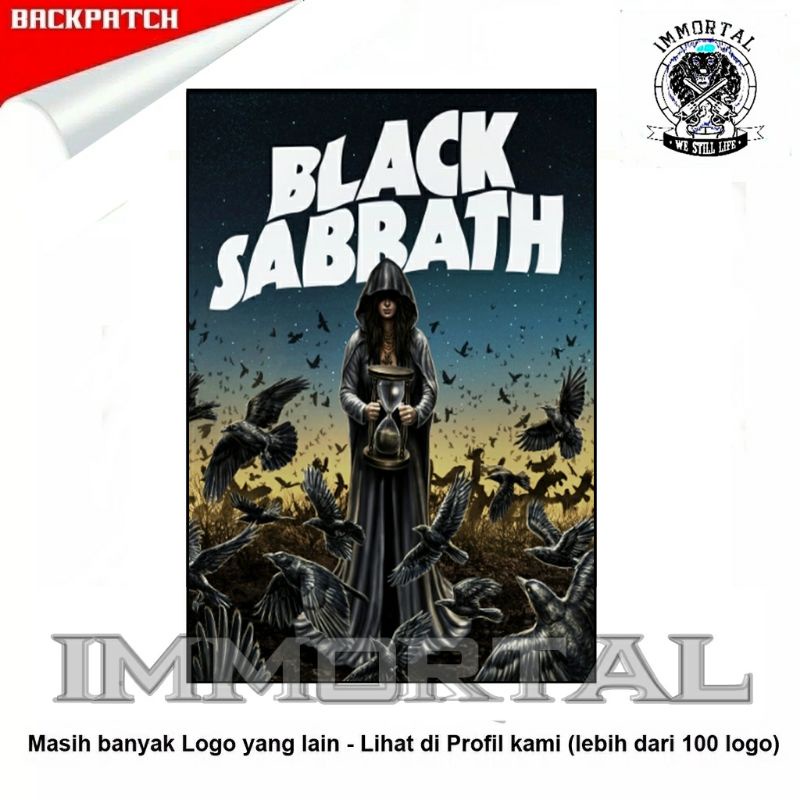 Backpatch emblem black Sabbath | Shopee Malaysia