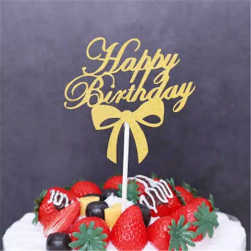 Happy birthday paper Cake topper / Cake topper | Shopee Malaysia