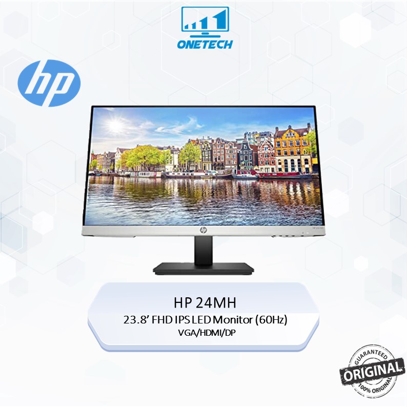 HP 24MH FHD IPS 60Hz LED Monitor (VGA/HDMI/DP) | Shopee Malaysia
