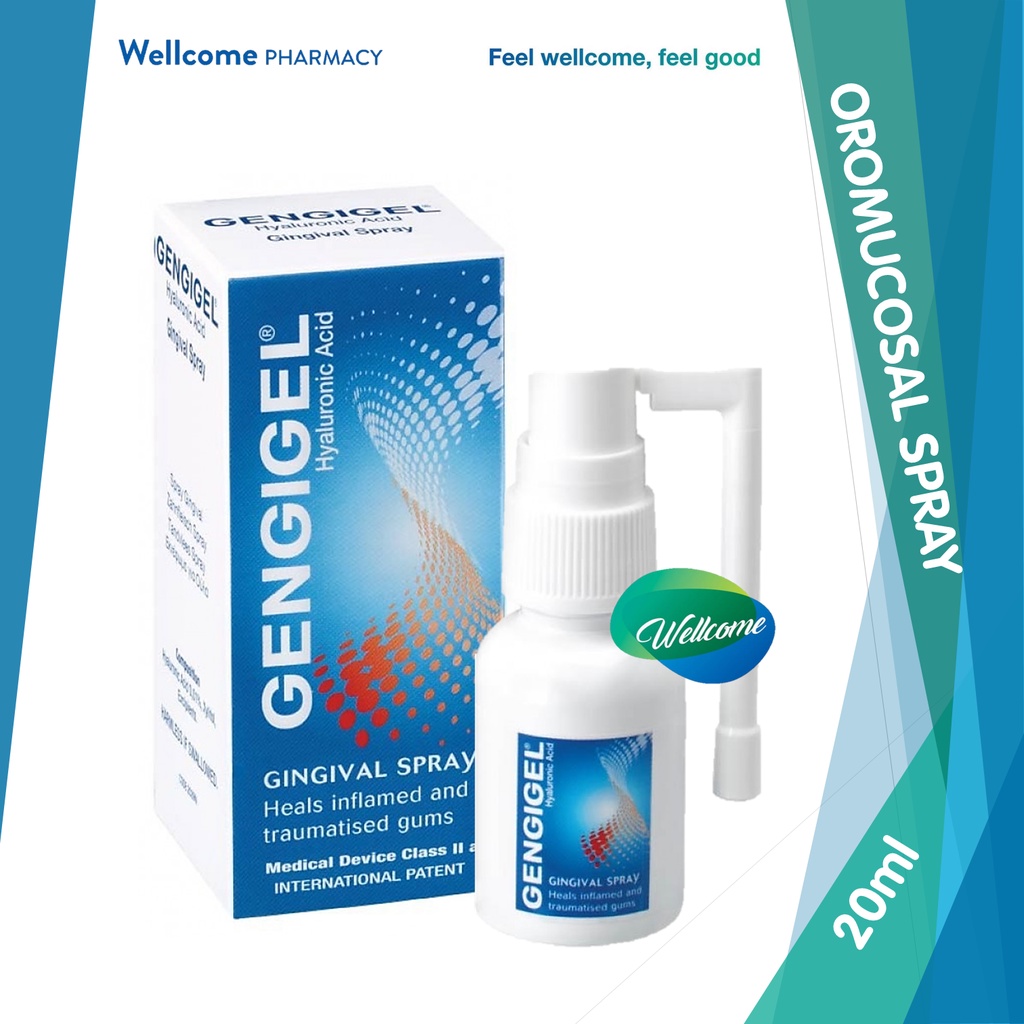 Gengigel 0.01% Hyaluronic Acid Oromucosal Spray - 20ml | Shopee Malaysia