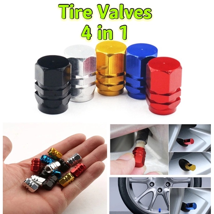 TIRE VALVES Penutup Valve Angin Tayar Motorbike / Car Kereta / Basikal ...