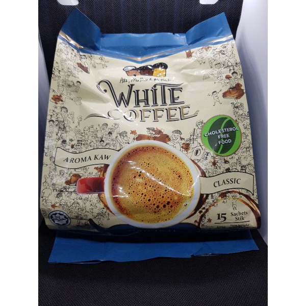 Ali, Muthu & Ah Hock (35gx15sachets) White Coffee Classic Original ...