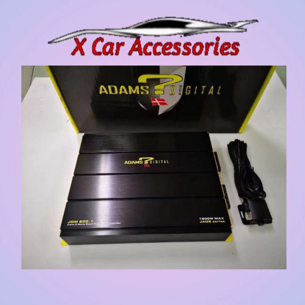 Adams Digital 1-Channel Class-AB Power mono Block Amplifier Max 1600W ...