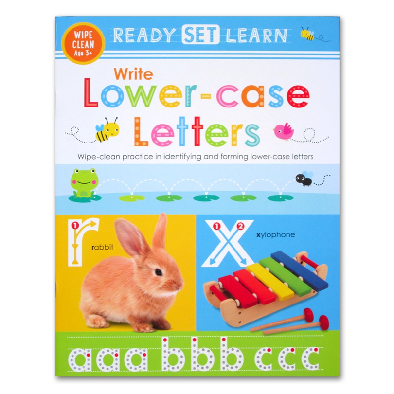 Ready Set Wipe Clean Book LOWERCASE LETTERS Wipe Book | Shopee Malaysia
