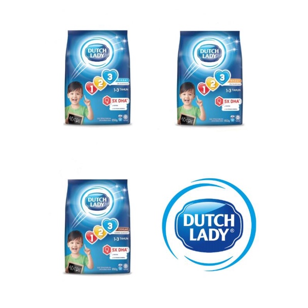 DUTCH LADY 123 BIASA (850g) | Shopee Malaysia