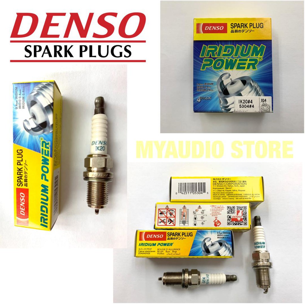 Denso IRIDIUM POWER Spark Plug (Made in Japan) - IK20L for Honda/Proton ...