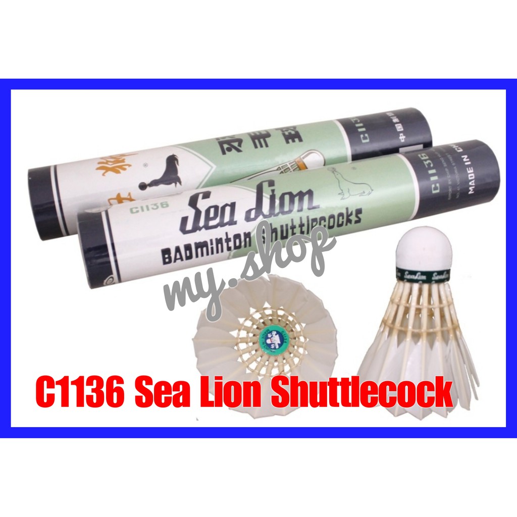 (12s) C1136 Sea Lion Badminton Shuttlecock (DA) | Shopee Malaysia