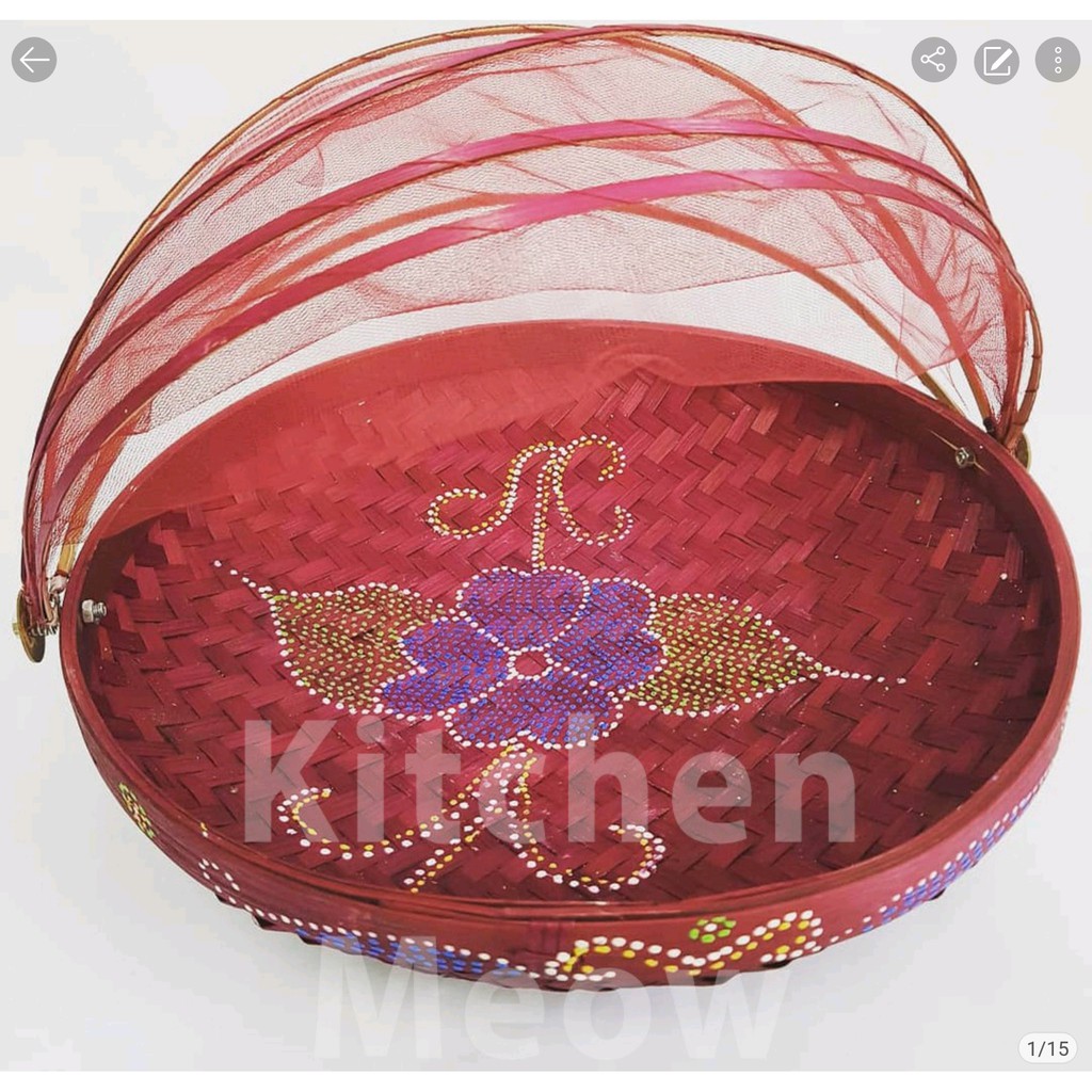 Nyiru Tudung Saji anyaman mengkuang gadang Nyiru tampi buluh bulat Dish ...