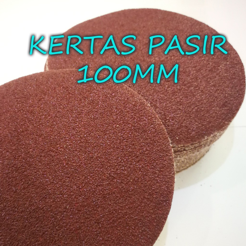 Rounded 100mm Red Abrasive Sand Mesh Grip Sanding Velcro Disc Abrasive ...