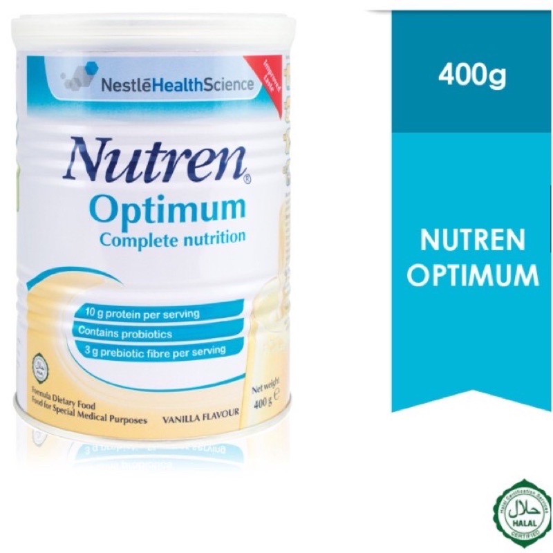 Nutren Optimum Complete Nutrition Susu Nestle 400g | Shopee Malaysia