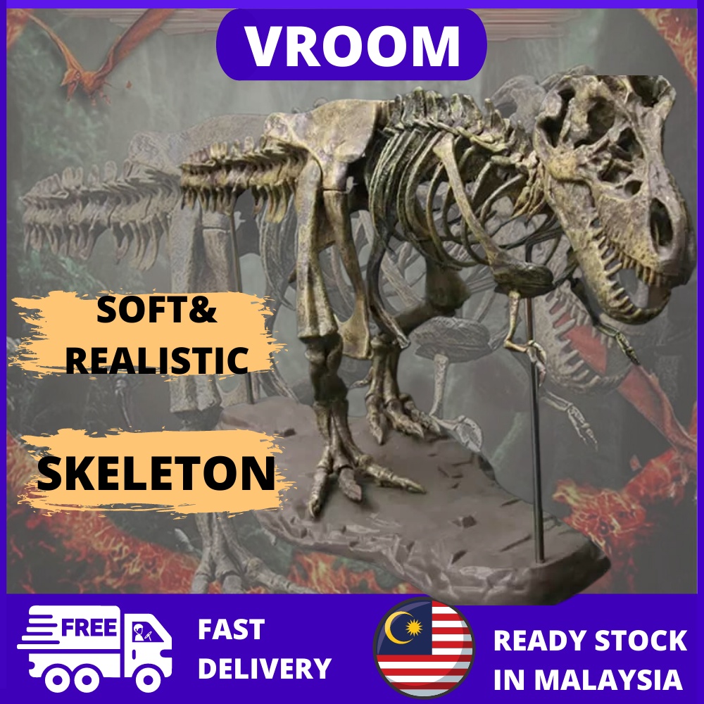 🔥STOCK READY🔥Vroom Skeleton Simulation 3D Dinosaur Animal Model 28 ...