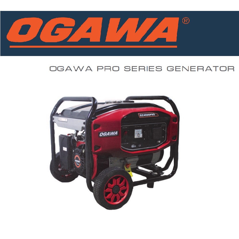 OGAWA PRO SERIES GENERATOR - DZ1300PRO / DZ4000PRO / DZ2500PRO ...
